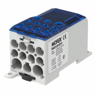 MAB1281B10 Distributivni blok OJL 280A plavi 1xAl/Cu120