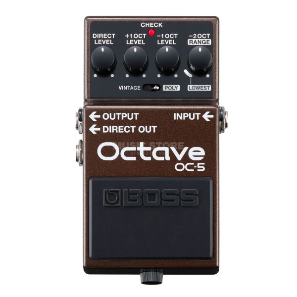 Boss OC-5 Guitar/Bass Octave Pedal – Octave-Up, Octave-Down i Poly Chord Efekti