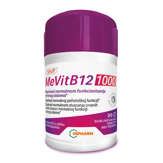 MEVIT B12 1000, 30 TABLETA