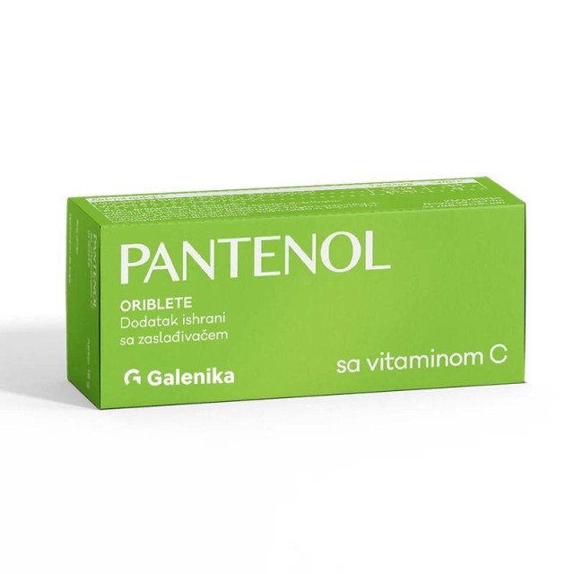 PANTENOL SA VITAMINOM C 20 ORIBLETA