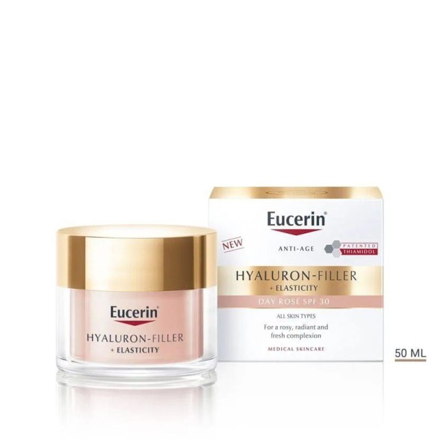 Eucerin Hyaluron-Filler + Elasticity Dnevna krema SPF 30 Rose 50ml