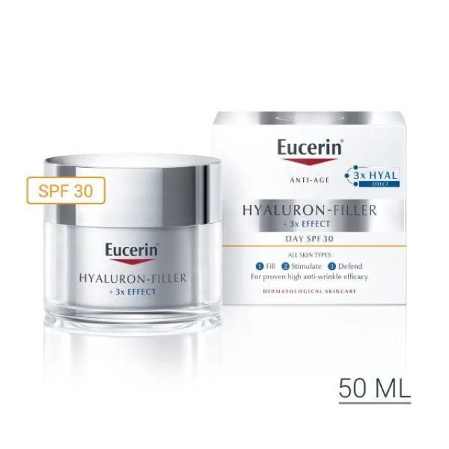 Eucerin Hyaluron-Filler Dnevna krema SPF30 za sve tipove kože 50 ml