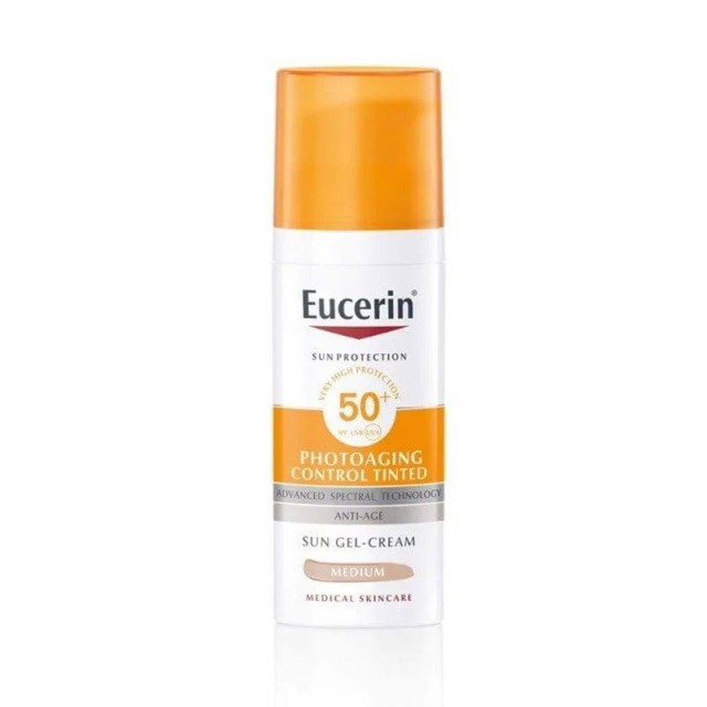 Eucerin Sun Anti-age Tonirani fluid za zaštitu od sunca SPF50+ Tamni 50 ml