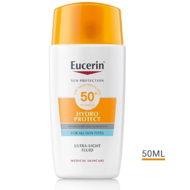 Eucerin Sun Hydro Protect fluid  za zaštitu lica od sunca SPF50+ 50 ml