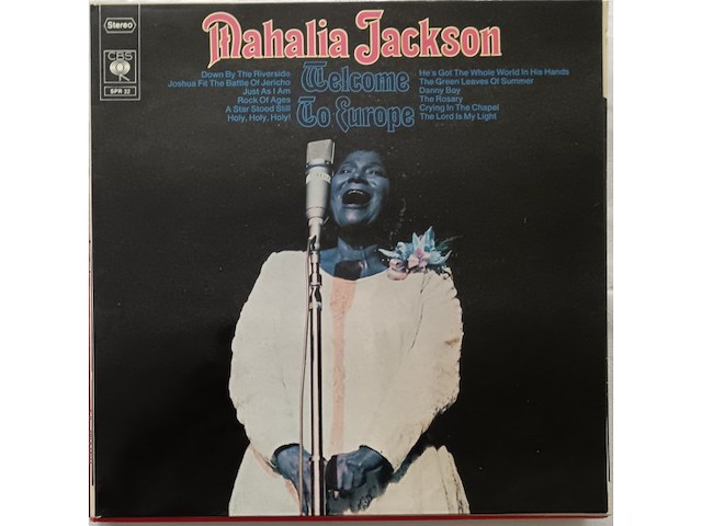 MAHALIA JACKSON - Welcome to Europe ( U.K.Press )