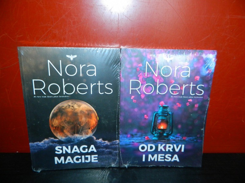 Nora Roberts, 2 knjige NOVO; SVE 10d