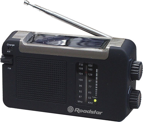 Roadstar radio sa dinamom i solarnim napajanjem TRA-500