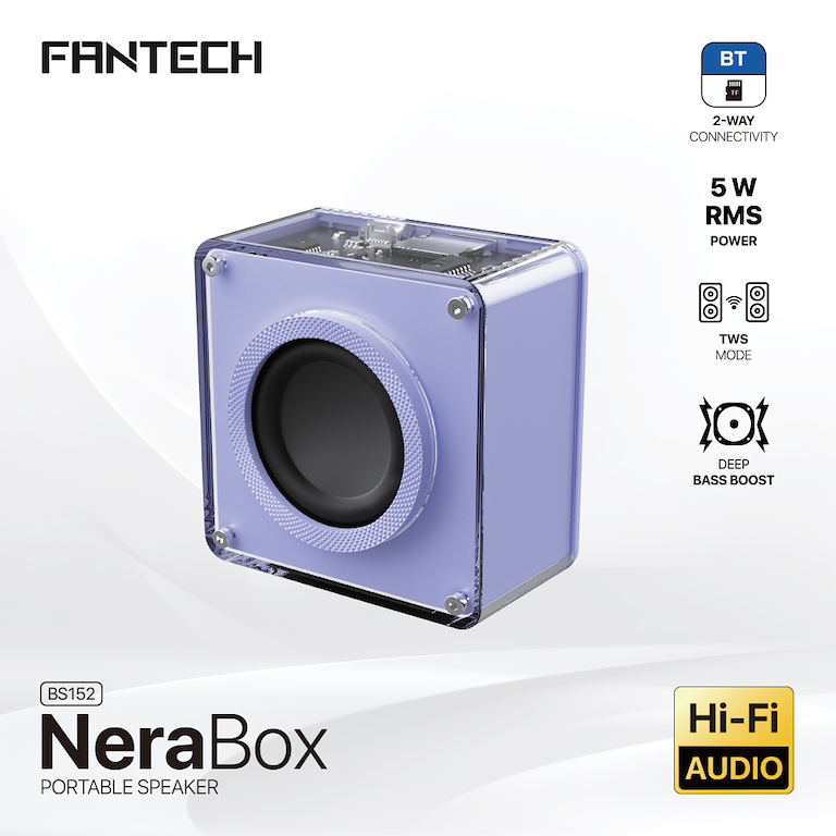 Bluetooth zvucnik Fantech BS152 NeraBox ljubicasti
