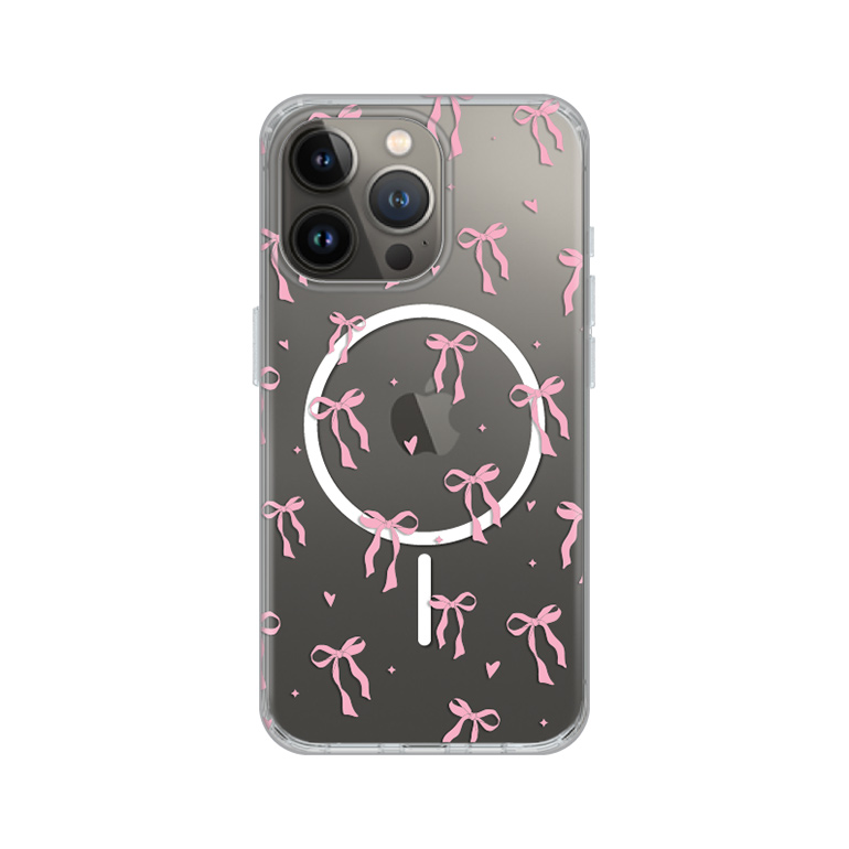 Futrola print Magsafe za iPhone 13 Pro Cute Bows
