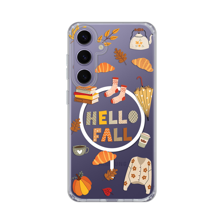 Futrola print Magsafe za Samsung S921B Galaxy S24 Hello Fall