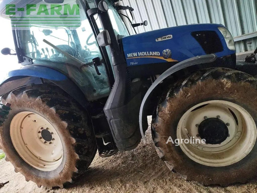 New Holland t6.120 traktor točkaš