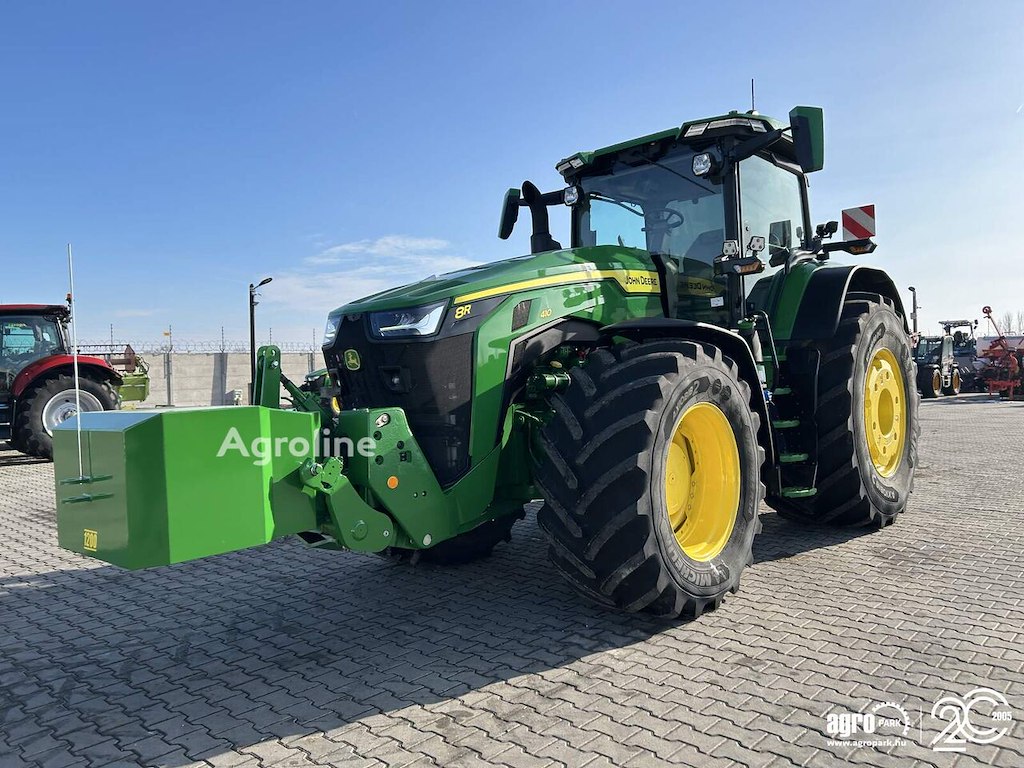 John Deere 8R 410 e23 Powershift 50 km/h, axle suspension, Active Seat II traktor točkaš