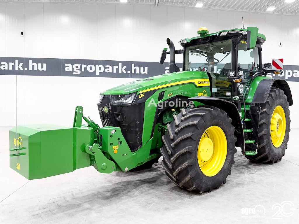 John Deere 8R 370 AutoPowr IVT 50 km/h, axle suspension, Active Seat II, SF traktor točkaš
