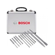 BOSCH 11-delni SDS plus set za građevinske radove u aluminijumskom koferu 2608578765
