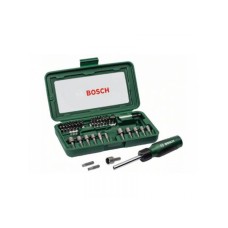 BOSCH 46-delni set bitova sa ručnim zavrtačem 2607019504