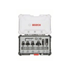 BOSCH Komplet glodala, 6 komada, Trim&Edging držač od 8 mm