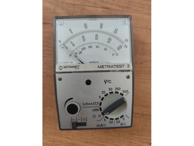 METRAWATT Metratest 2 - Analogni multimetar Neispravno