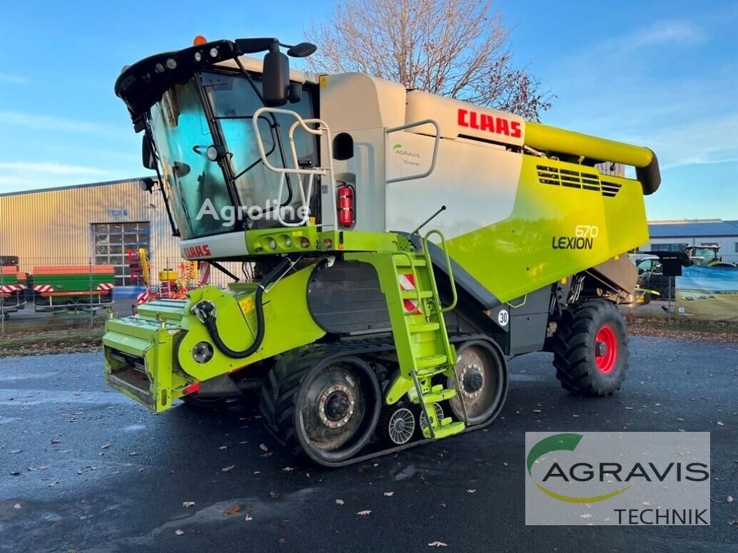 Claas LEXION 670 TERRA TRAC + Vario 6,80 m SW kombajn za žito
