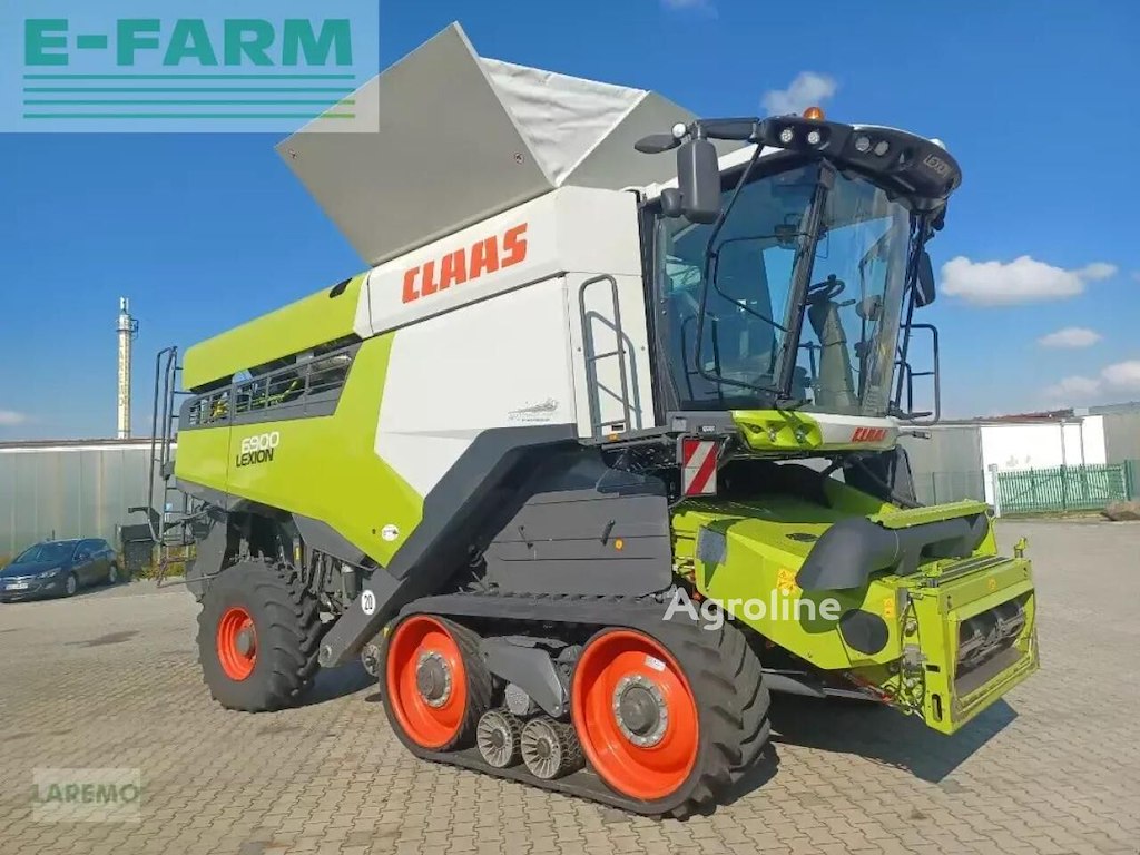 Claas lexion 6900 tt terra trac + v 930 kombajn za žito