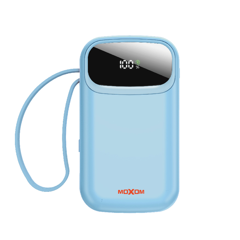 Power Bank baterija Moxom MX-PB135 fast 20000mAh QC22.5W+ PD20W 2.4A plavi (MS)