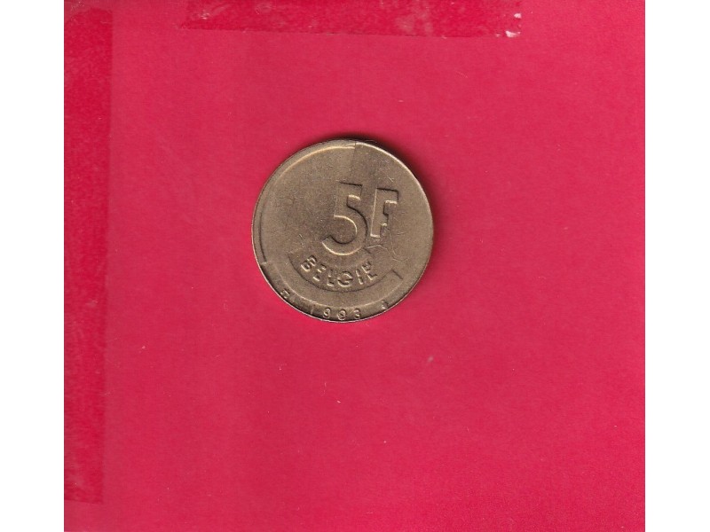 belgie 1993 5 fr.