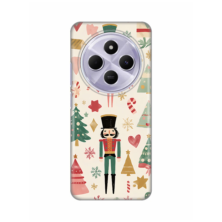 Silikonska futrola print za Xiaomi Redmi 14C/Redmi A4 Vintage Chistmas