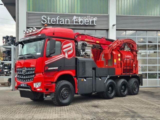 Mercedes-Benz TUROX 8x8 Eschlböck Biber 92 Holzhacker / 1.512h drobilica za drvo