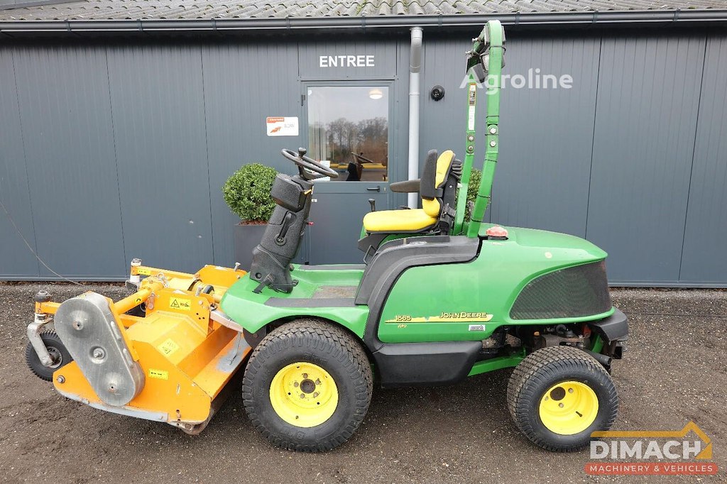 John Deere 1565 4x4 diesel garden and park mower with Votex flail mower, Du kosilica za travu