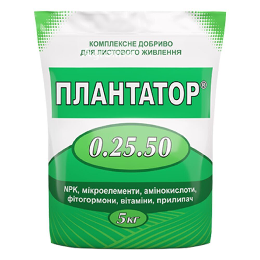 Mineralno ђubrivo Plantator 0.25.50, NPK, elementi u tragovima, aminokiseline, fitohormoni, vitamini, lepilo