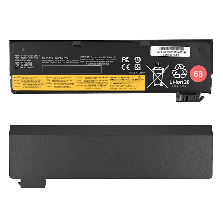 Baterija za Laptop - Lenovo X240, X250, X260, T550 11.1V 24W (slim) HQ2200 B