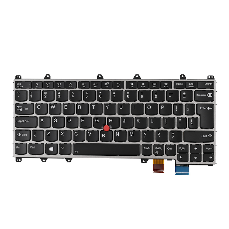Tastatura za laptop Lenovo ThinkPad X380 Yoga sivi frejm veliki enter