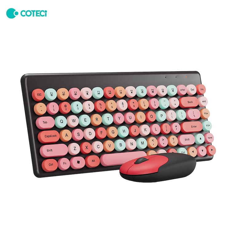 Combo mis i tastatura Coteci OF-053 crno crvena