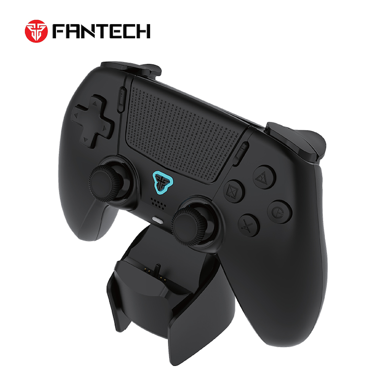 Joypad wireless charging Dock station Fantech ACGP05 WGP16, PS5 compatible crni
