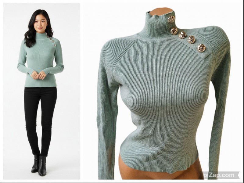 ✨DILVIN KNIT✨mint rebrasta *TOTALNA RASPRODAJA*