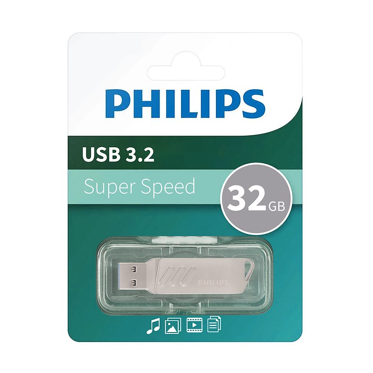 USB flash memorija Philips 40UT 3.2 dual port USB-A + type C 32GB (MS)