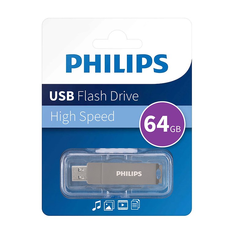USB flash memorija Philips 60UT 3.2 dual port USB-A + type C 64GB (MS)