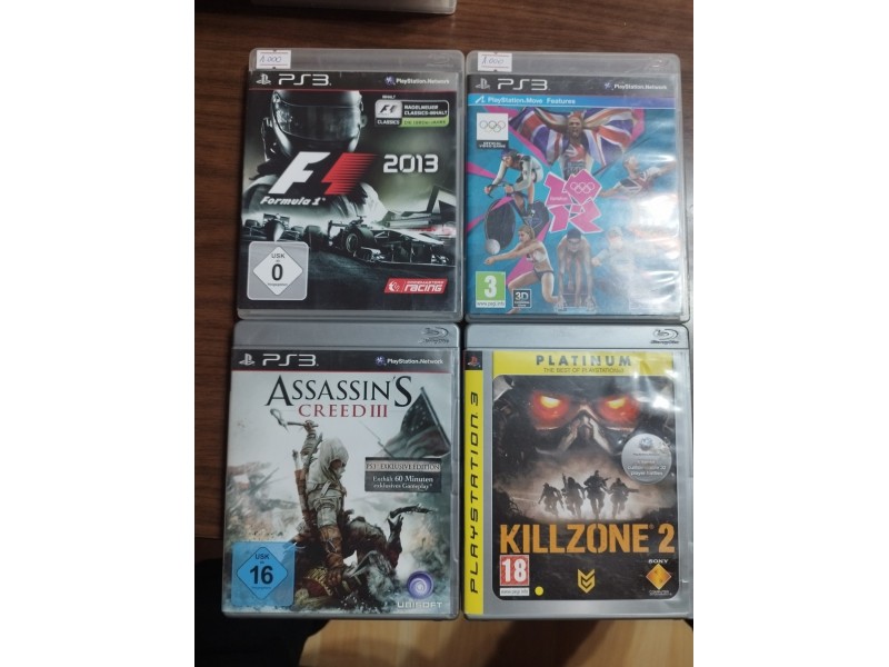 Igrice za PS 3. Lot br 1.
