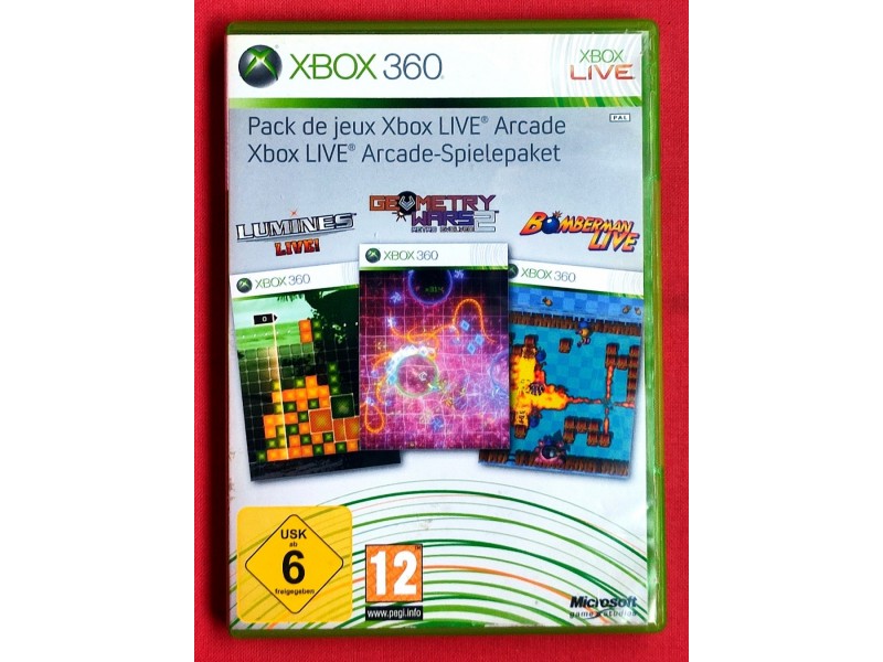 Paket igara XBox Live Arcade - XBox 360 Originalna Igra
