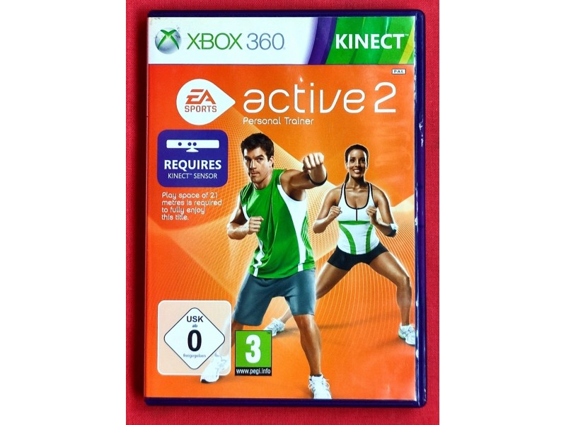 Kinect - A C T I V E 2 - XBox 360 Originalna Igra