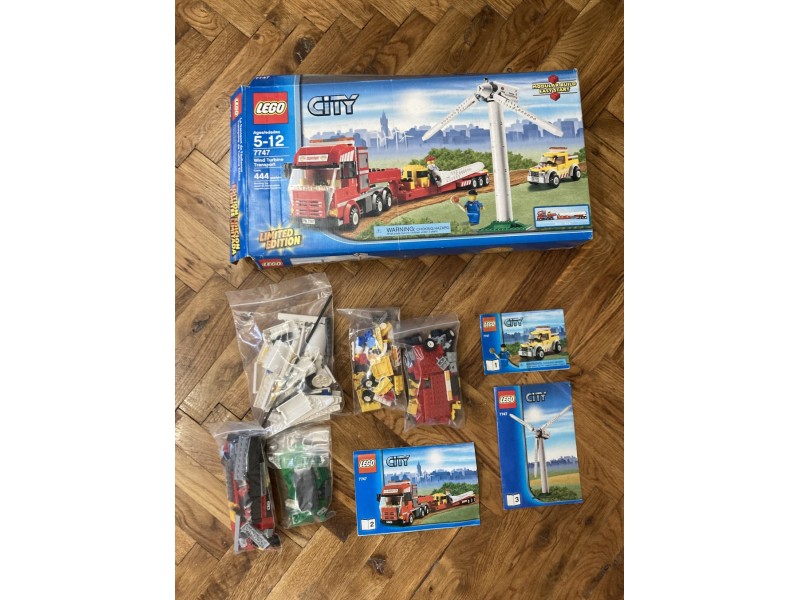 Lego Wind Turbine Transport Set 7747