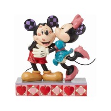 JIM SHORE Hugs & Kisses Mickey & Minnie Love Figurine