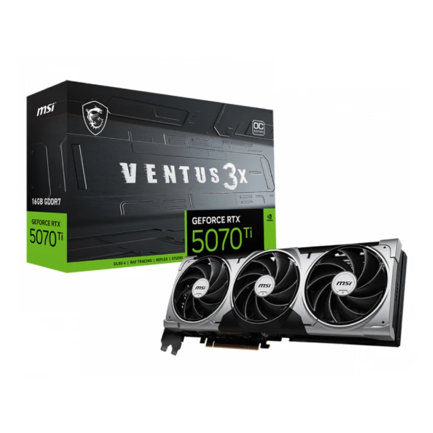 MSI nvidia GeForce RTX 5070 Ti 16G VENTUS 3X OC grafička karta
