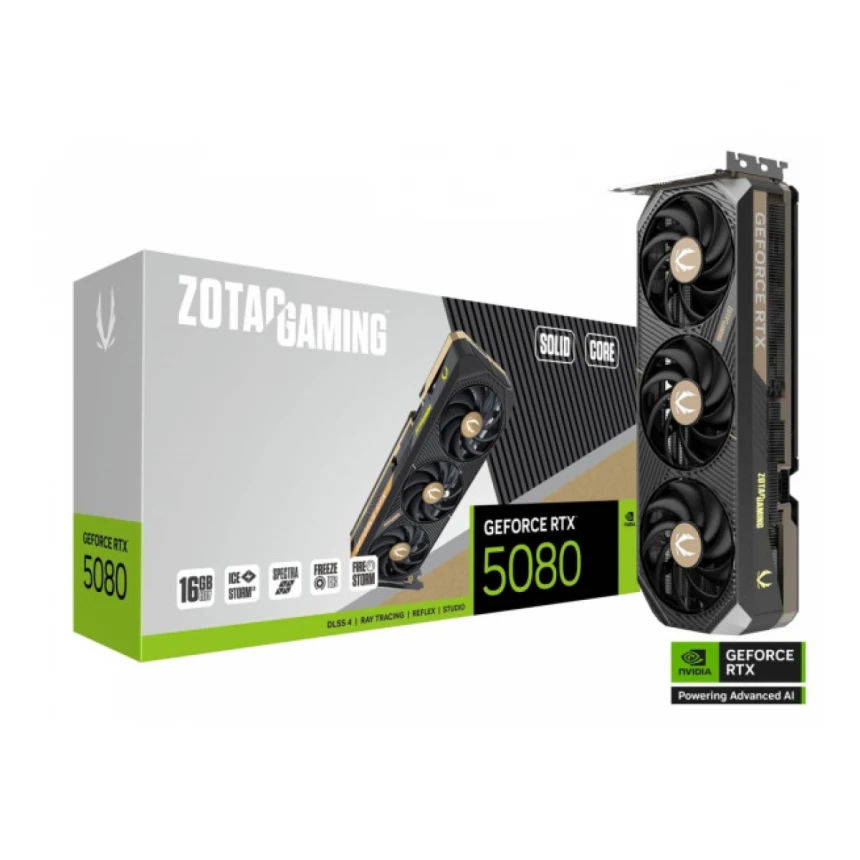SVGA Zotac GAMING GeForce RTX 5080 SOLID Core, ZT-B50800D2-10P