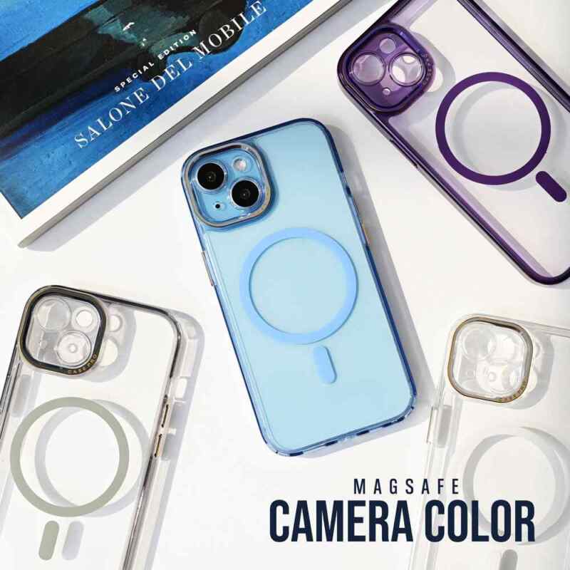 Maska Magsafe Camera Color za iPhone 14 6.1 crna