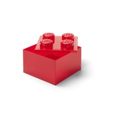LEGO LEGO kutija za odlaganje sa poklopcem (4): Svetlucavo crvena