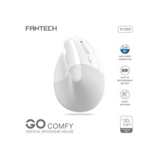 FANTECH Miš Wireless W195R GO comfy beli