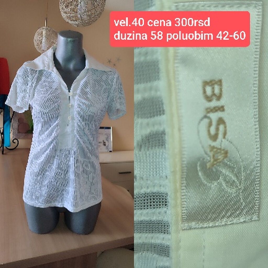 Ženska košulja/bluza BISA - Veličina: EU 40 (GB 14, US 10) - Dužina
