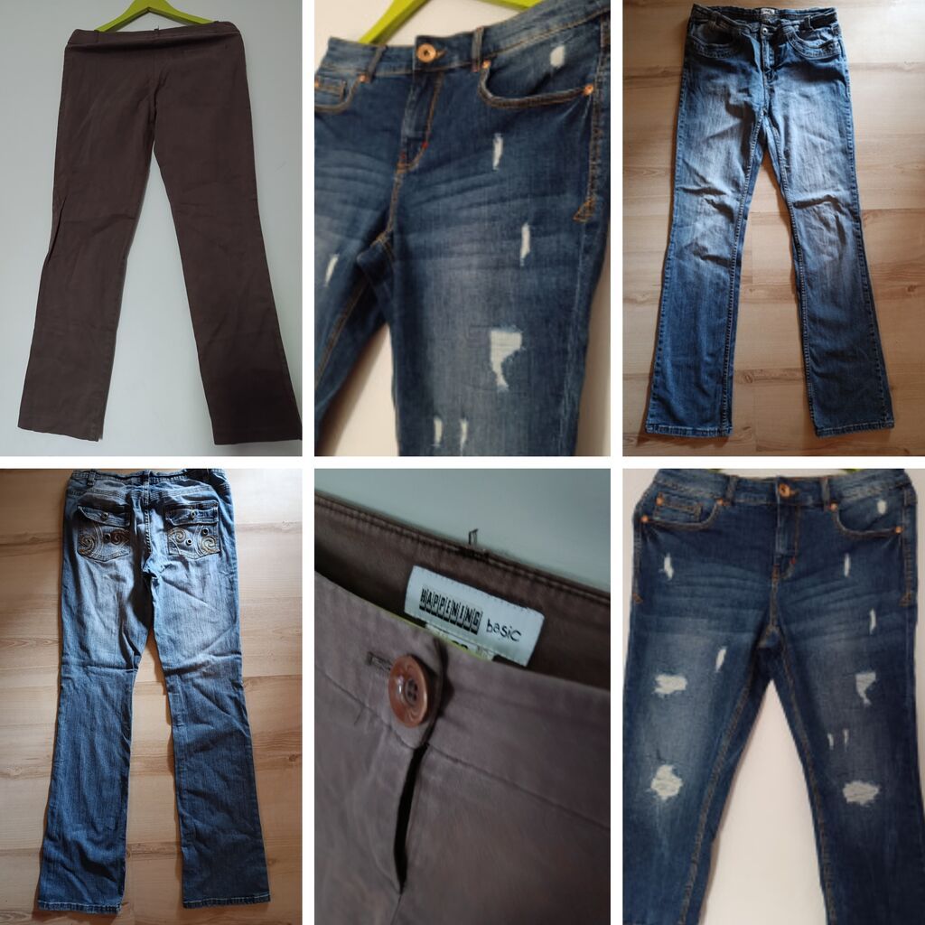 3 para M za 1000din,c&a 3/4, farmerke i Happening pantalone