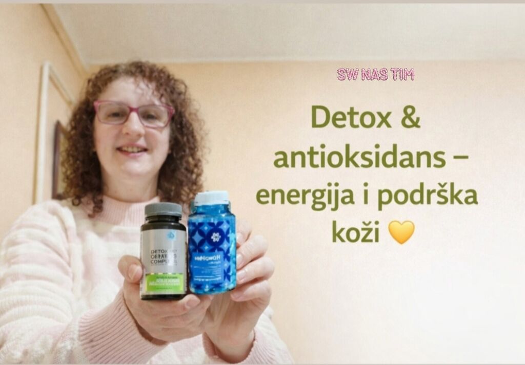 Detox & antioksidans – energija i podrška koži Set dodataka