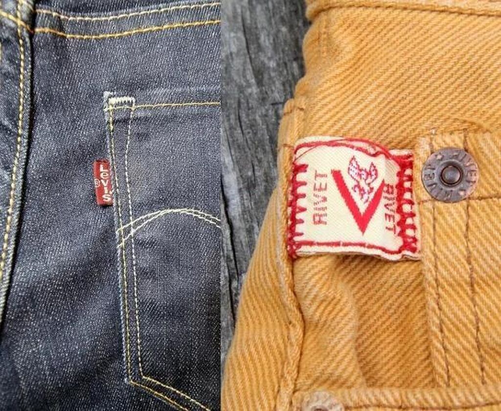 ORIGINAL LEVIS Belgien i RIVET U.S.A. farmerke. Cena za komad ORIGINAL